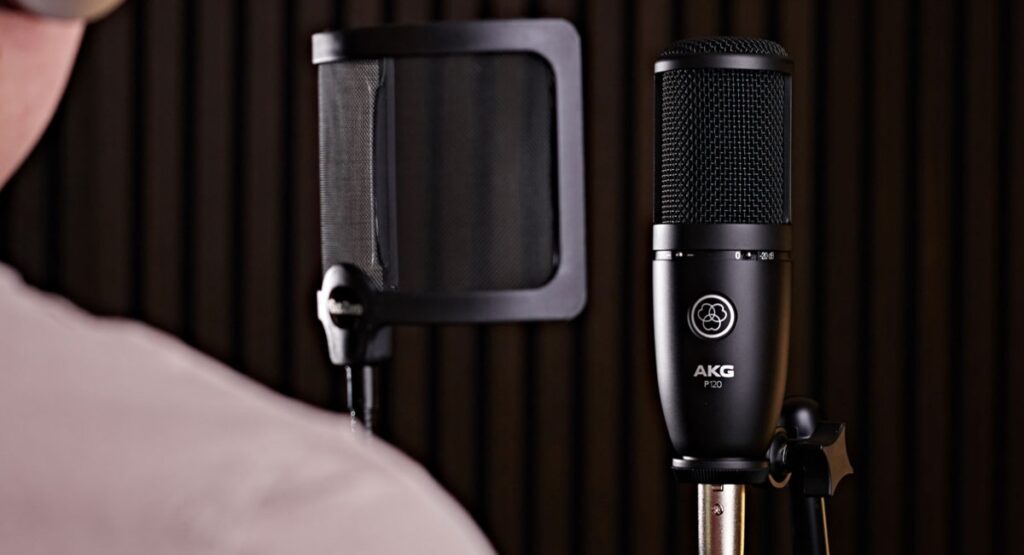 خرید میکروفون ای کی جی AKG P120 Condenser Microphone Black - گیتار ایران